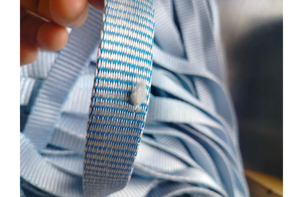 Highline Split Segment - 50m webbing with reinforced sewn loops at both ...